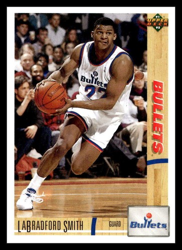 1991 Upper Deck #485 LaBradford Smith RC Washington Bullets | eBay