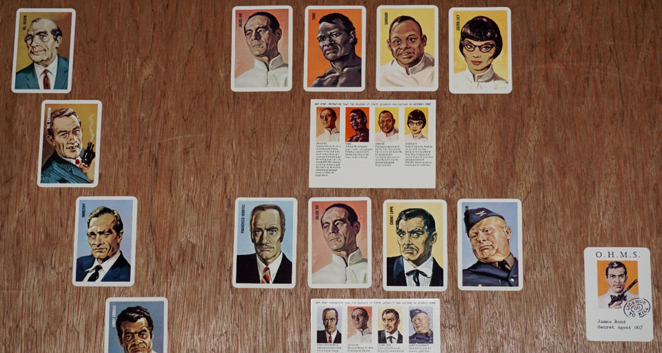 James Bond O.H.M.S. Part Set Of Very Rare Crisp Cards Game (Somportex ...