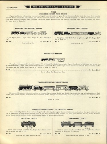 1949 PAPER AD 4 PG Gong Bell Pull Toy Fisher Price Wagon Strombeck Wood ...