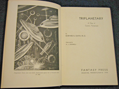 TRIPLANETARY by E. E. Smith - Fantasy Press - Stated FIRST EDITION ...