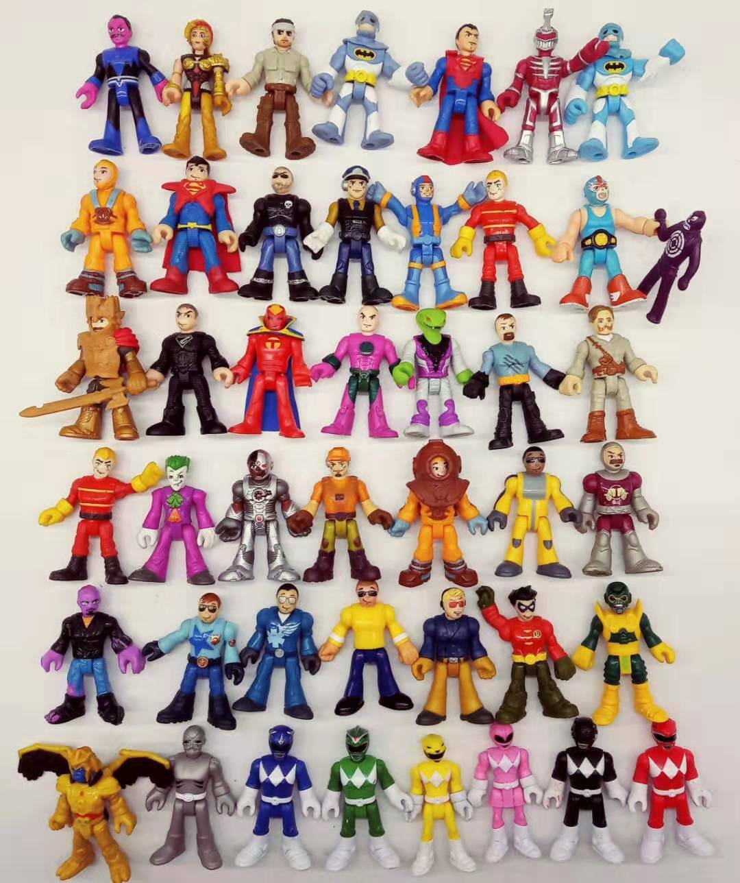 5pc Lot Random Imaginext DC Super Friends Heroes Action Figure Fisher ...