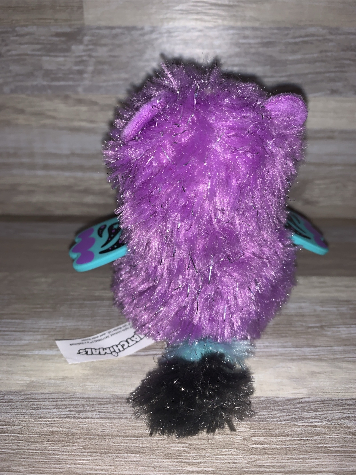 Hatchimals Plush Purple Owl Bird Teal Wings By Spin Master Stuffed ...