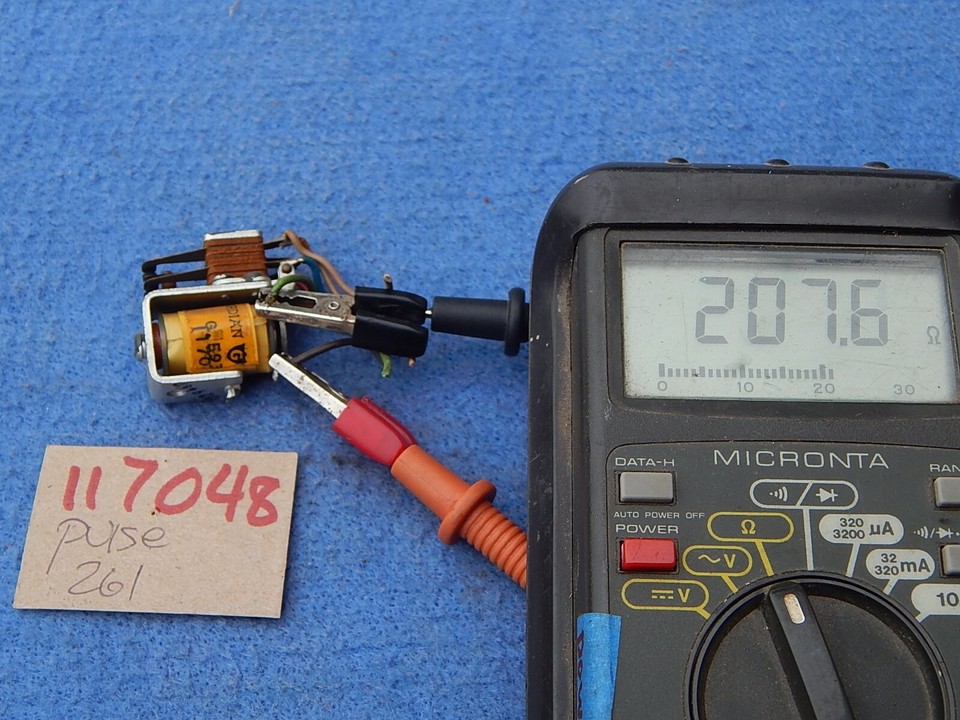 Wurlitzer Stepper Pulse Relay # 117048 ~ 200 ohms - 259 259A 261 | eBay