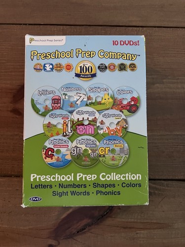 Preschool Prep Series Company Collection 10 DVD Set Letters Numbers ...