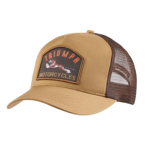 Triumph Motorcycles Mens Road Runner Cap Fawn Mushroom One Size | eBay