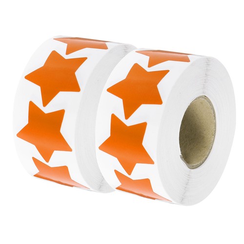1000 Count Star Stickers 1-1/2" DIY Adhesive Star Labels Removable ...