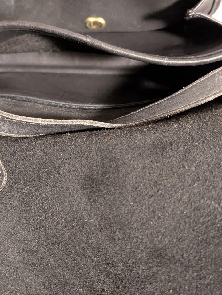 Coach 9812 Ridgefield Flap Black Leather Crossbody Purse Handbag ...