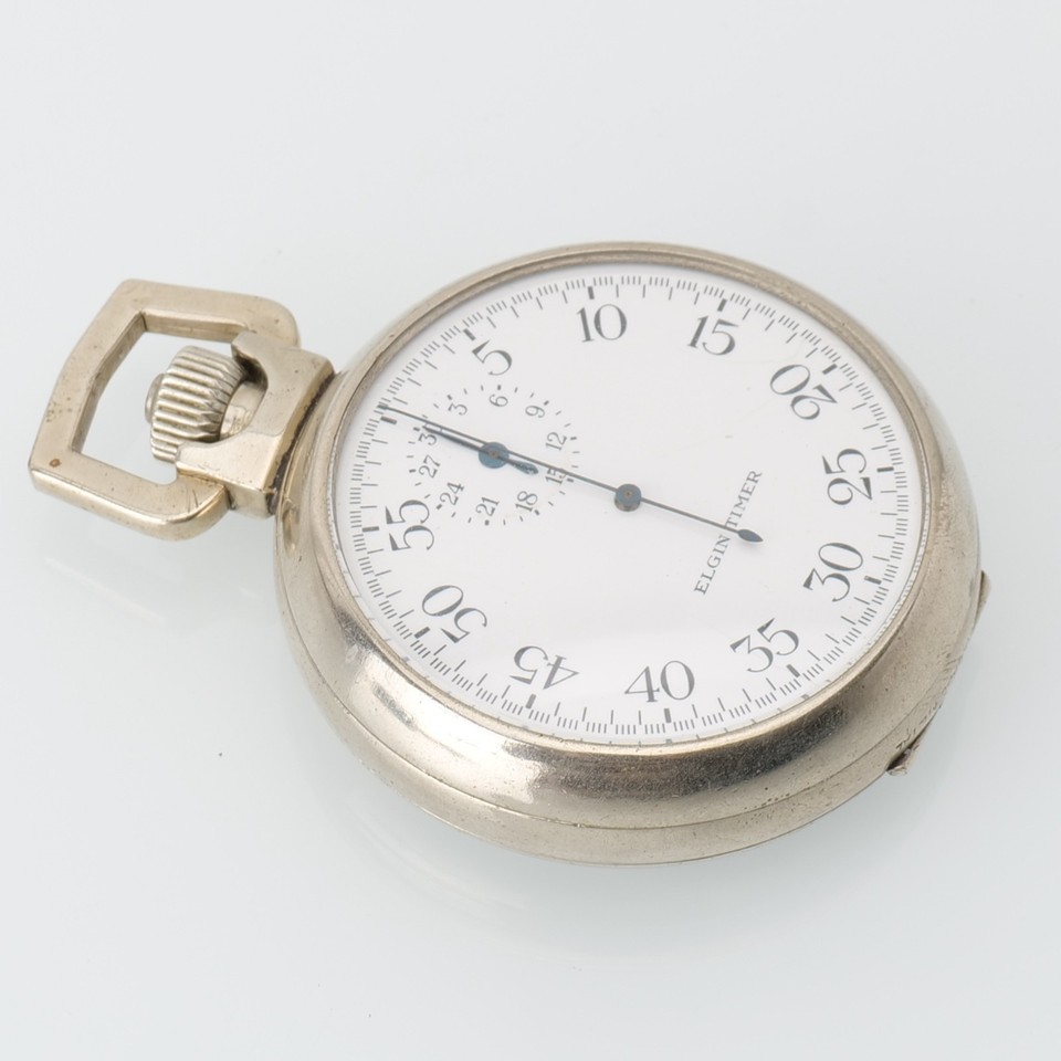 Vintage WWII Elgin Military Stopwatch Timer ORD Dept USA TESTED WORKS ...