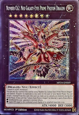 Number C62: Neo Galaxy-Eyes Prime Photon Dragon MP24-EN069 | eBay