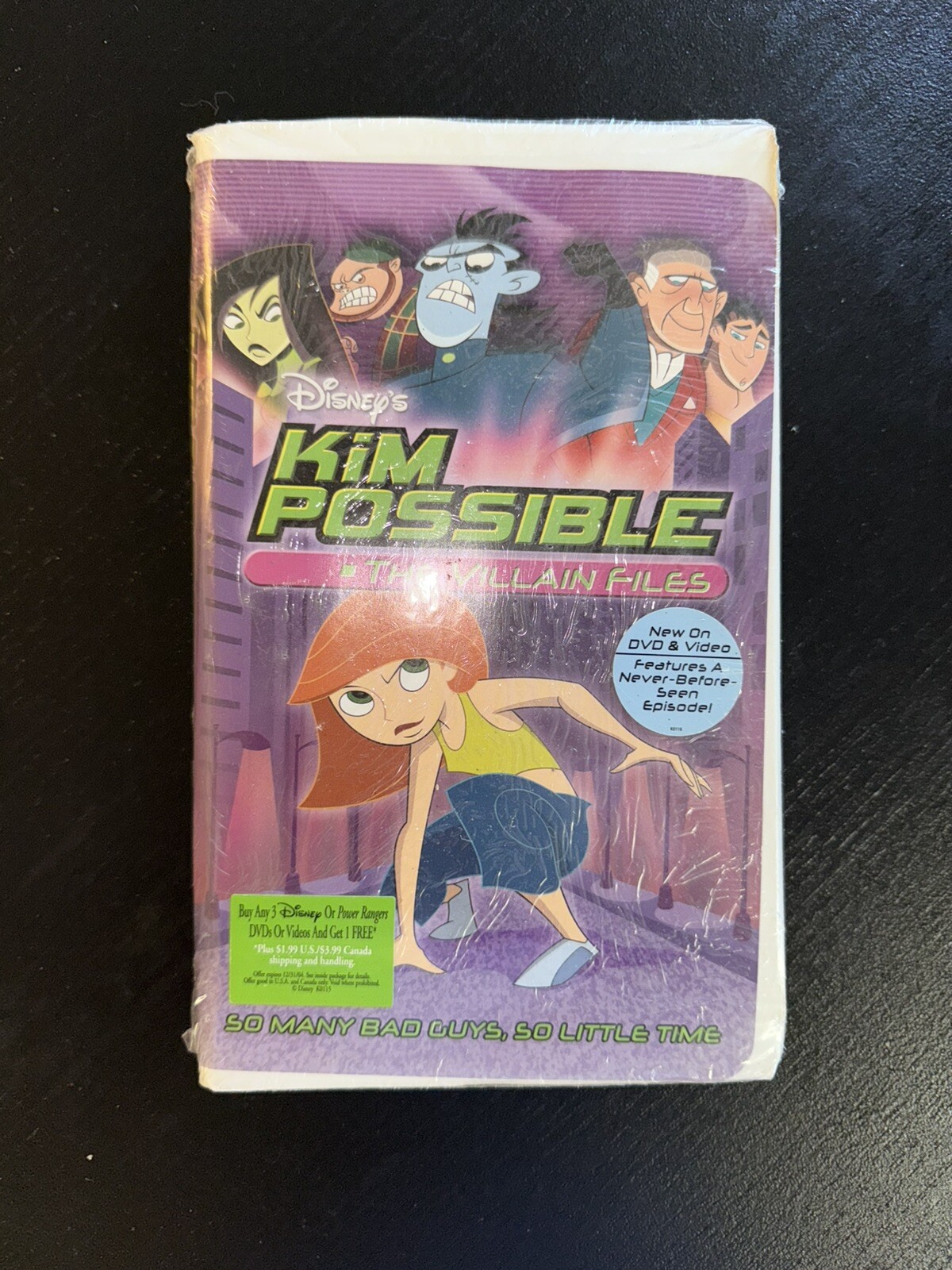 Kim Possible: The Villain Files (VHS, 2004) for sale online | eBay