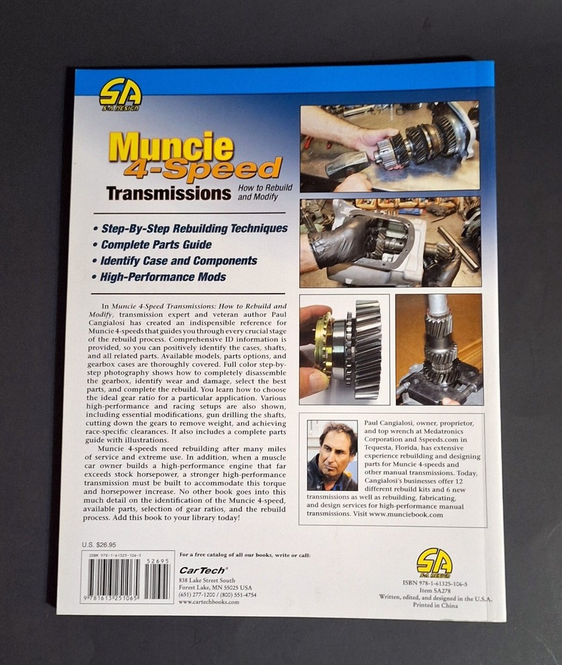 Muncie 4-Speed Transmissions: How to Rebuild and Modify (Workbench How ...