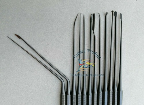 Shea Ear Operation Micro Repositor Set of 12 Pcs Surgical-ENT Black ...