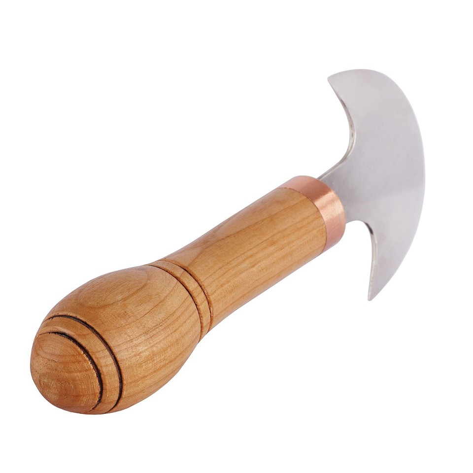 Leather round Knife. Rounded Knife, Doubled Edged For Leather Crafts-by ...