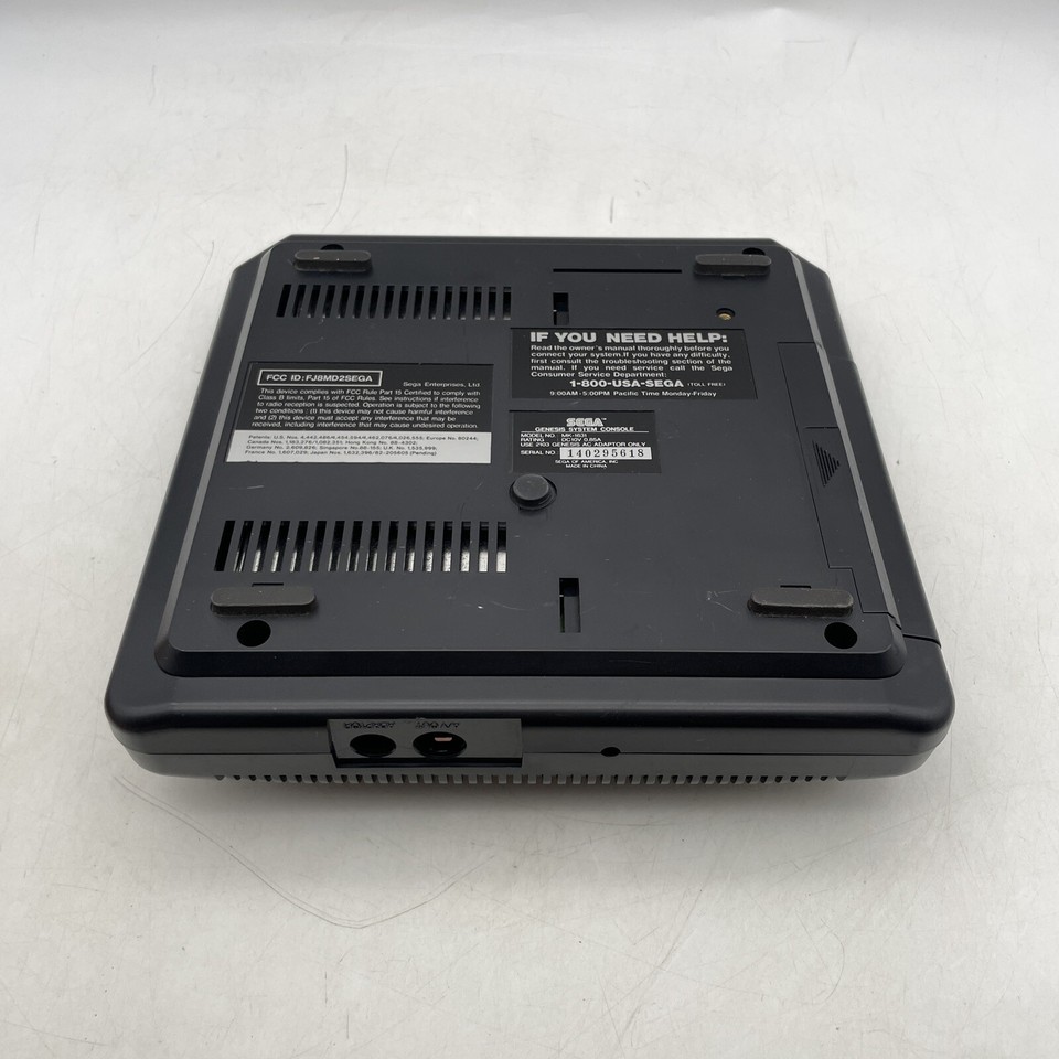 Sega Genesis Model 2 Console System Bundle Original Cords & Controller ...