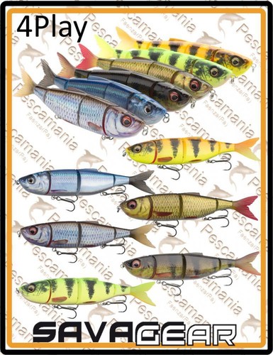 Savage Gear 4PLAY V2 Swim & Jerk 16.5cm 35gr Slow Sinking spinning | eBay
