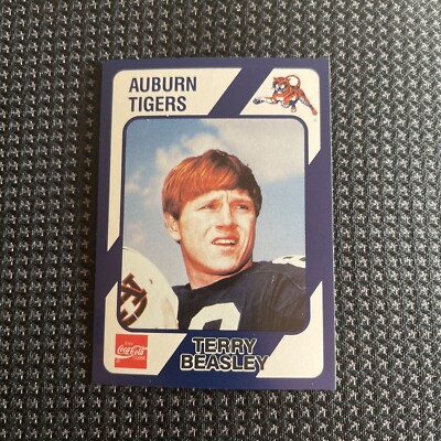 TERRY BEASLEY Auburn Tigers Football Card / WAR EAGLE/ Mint | eBay