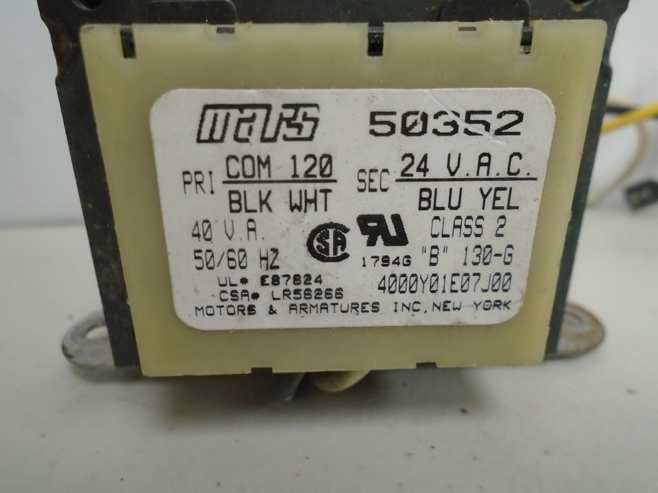 Mars Transformer; 50352; 4000Y01E07 J00; "USED" | eBay