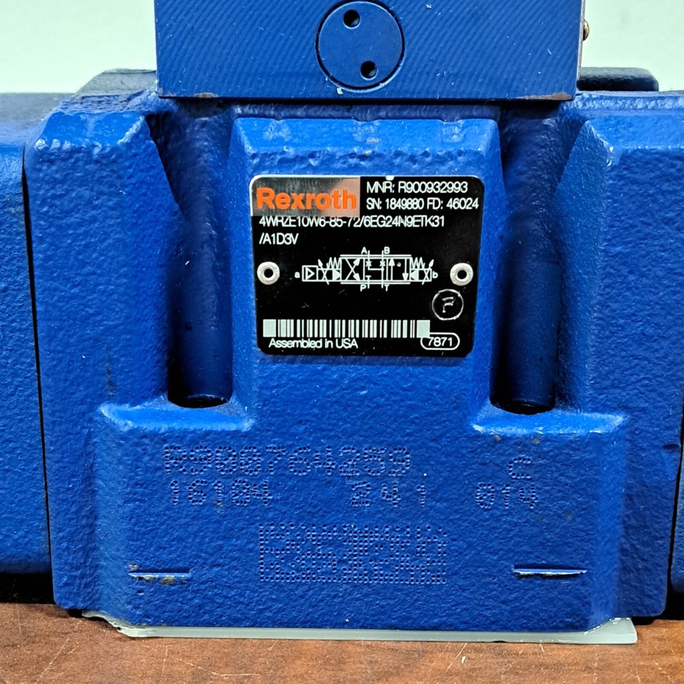 Bosch Rexroth Hydraulic Valve Assembly (3DREPE, ZDR, 4WRZE Models ...