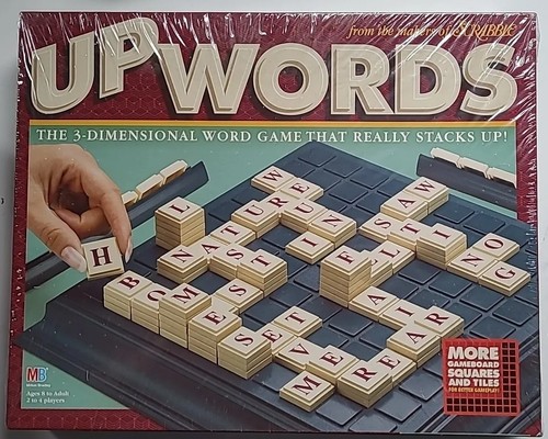 Upwords 3-Dimensional Word Game 1997 Edition with 100 Tiles -New in box ...
