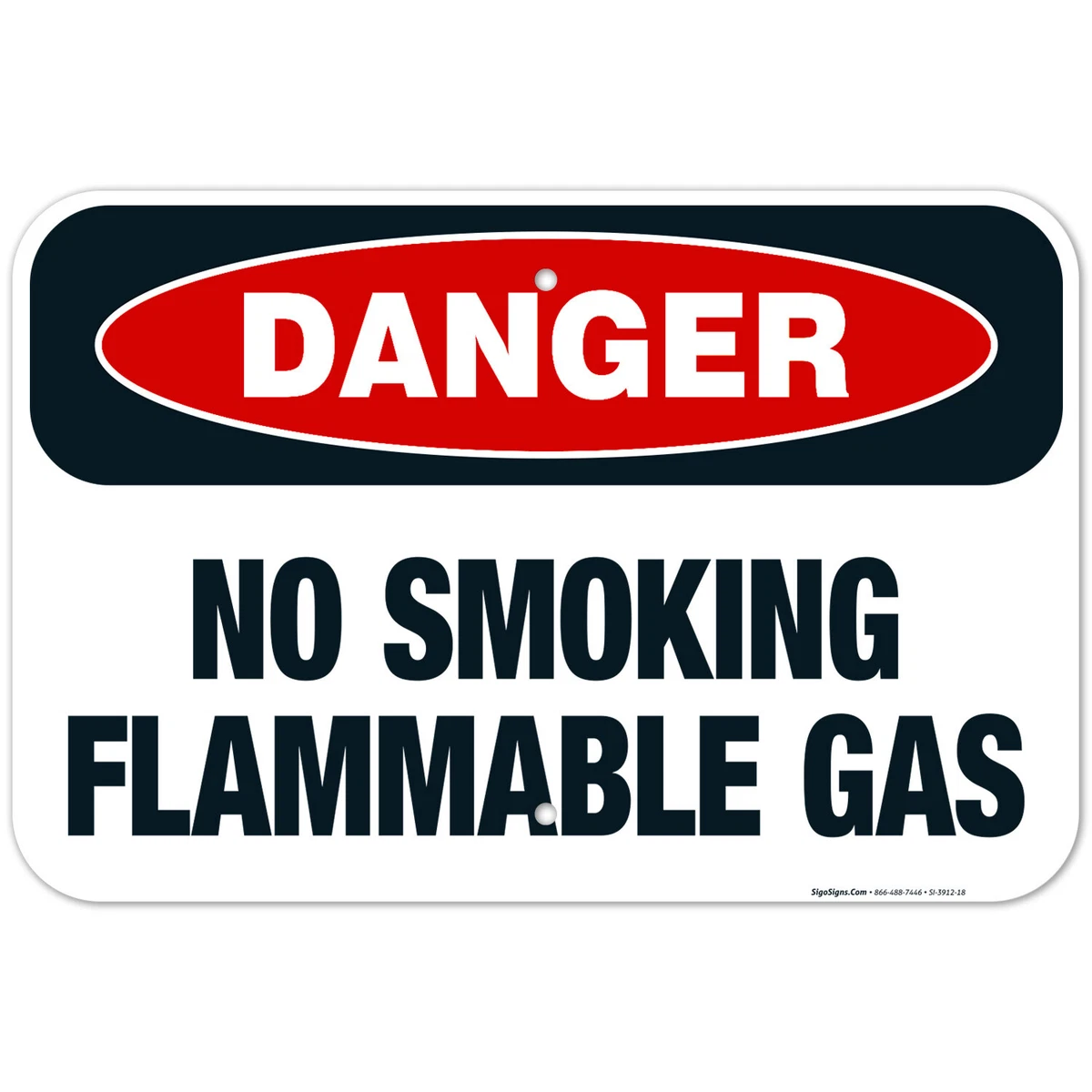 Flammable Gas Sign