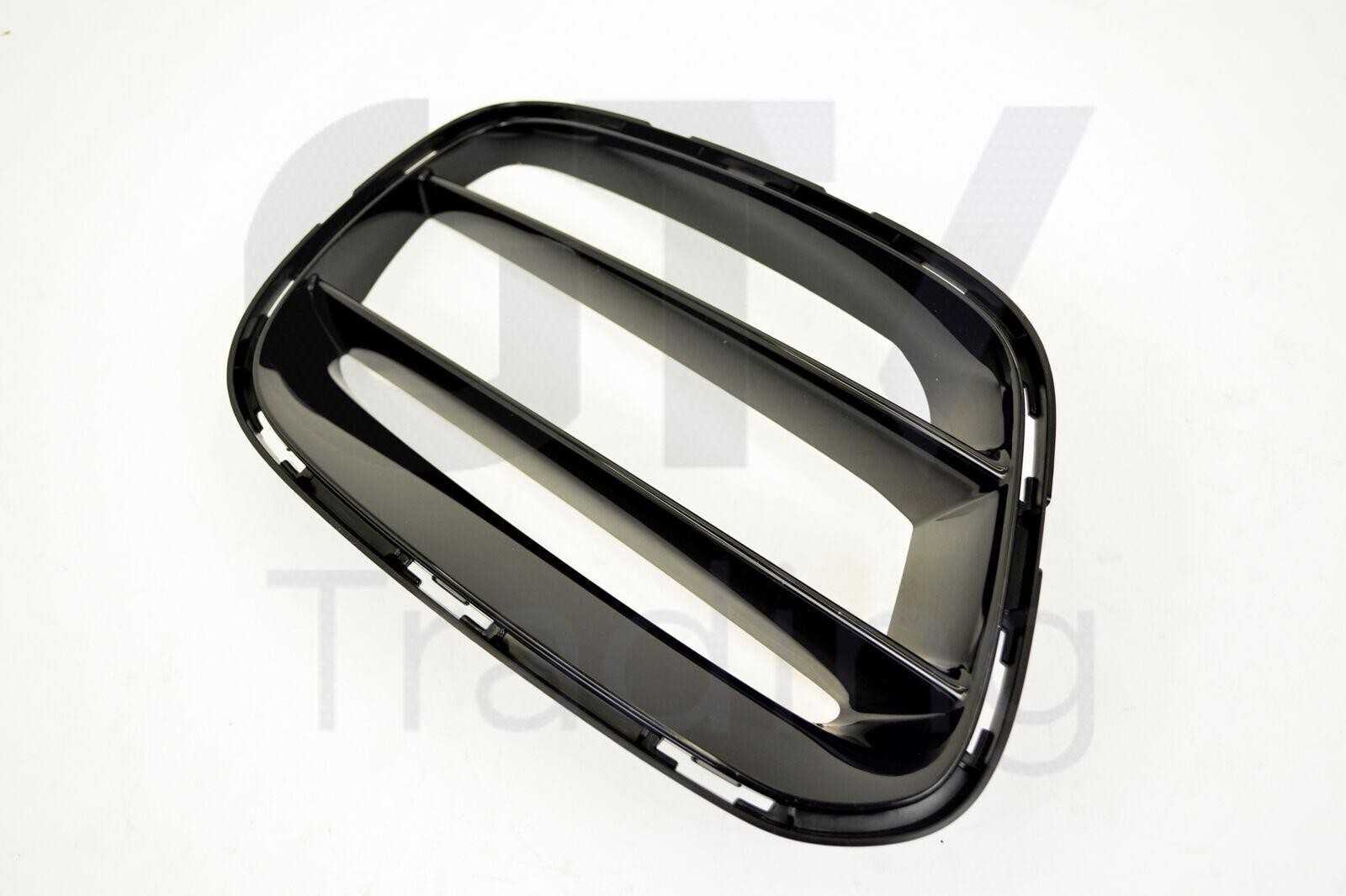Genuine Mercedes W222 S63 AMG Front Bumper Gloss Black Left Grill ...