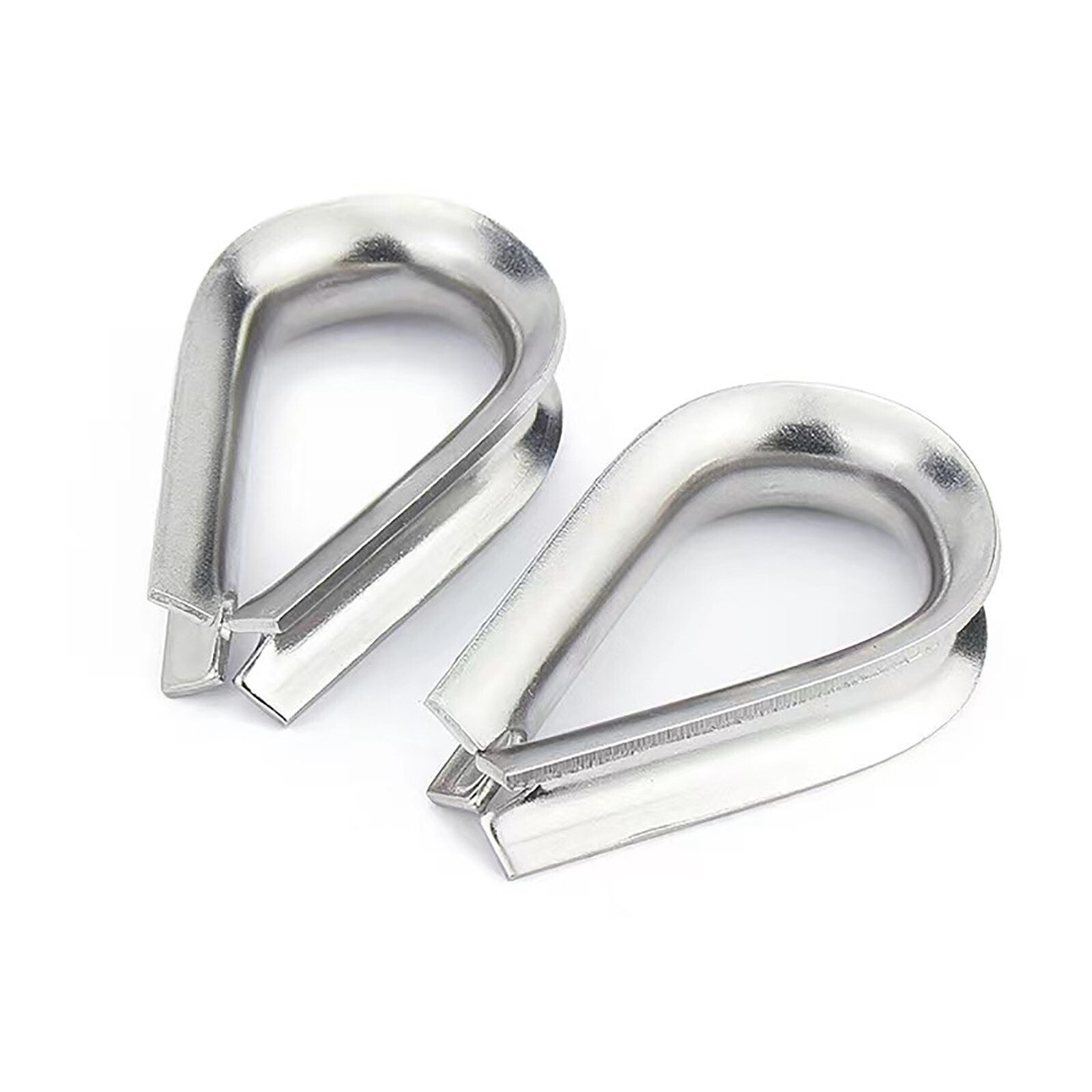 GALVANISED THIMBLE THIMBLES WIRE CABLE ROPE CABLE CLIPS CLAMPS 1mm ...