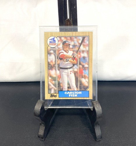 1987 CARLTON FISK Topps MLB Sports Card #756 Chicago White Sox HOF (NM ...