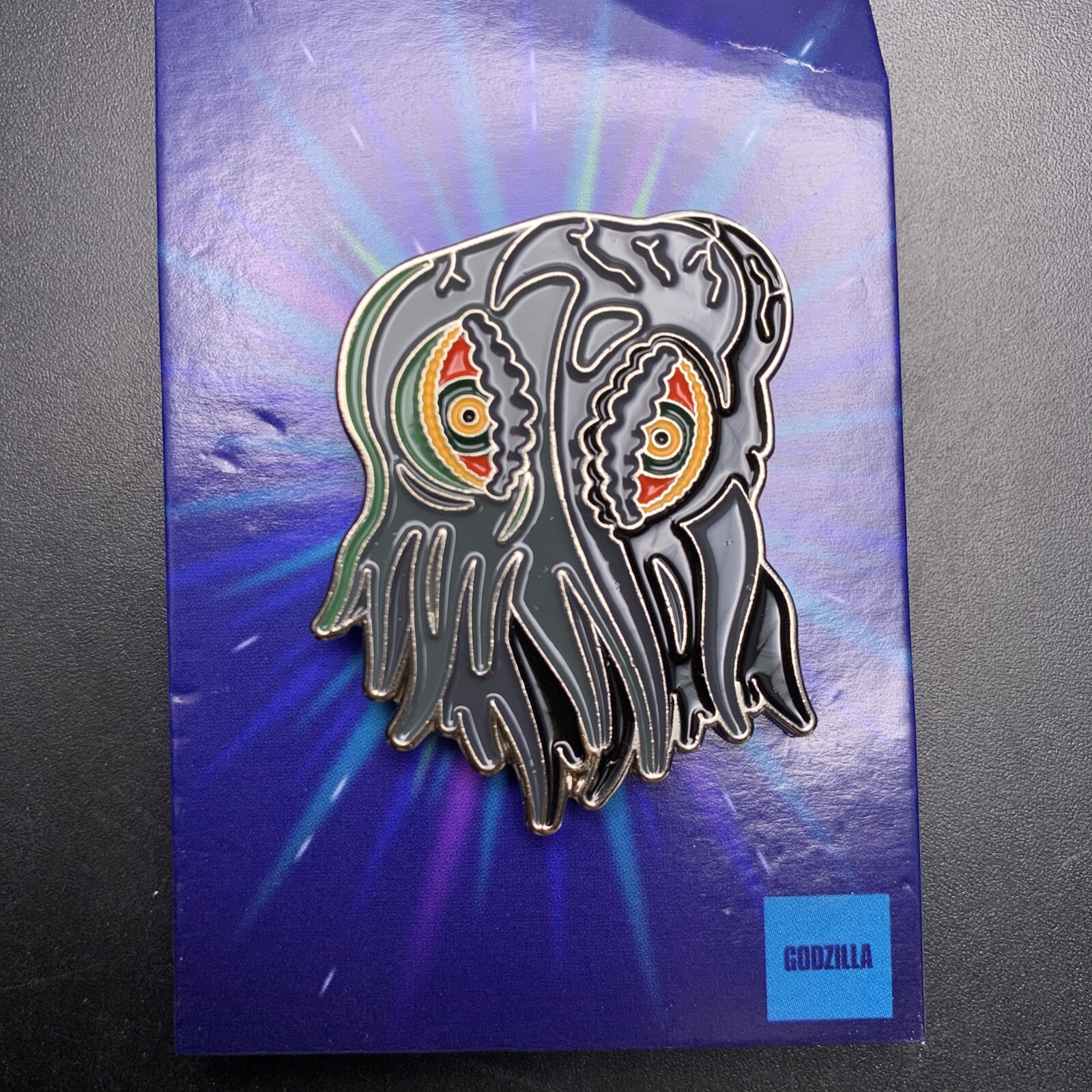 Godzilla Hedorah Pin Tom Whalen Mondo Enamel Lapel Toho | eBay