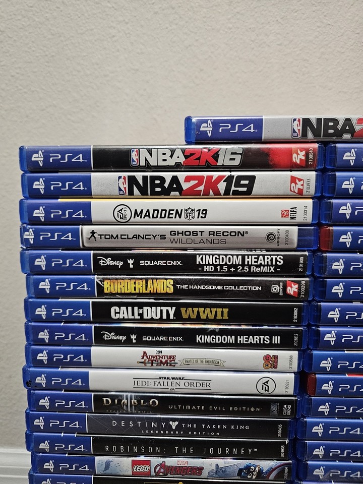 LOT OF (53) PRE-OWNED PS4 GAMES SOLD AS PICTURED ALL IN WORKING ...