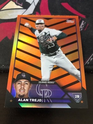 2023 Topps Update Series - Alan Trejo #US104 Orange & Black Foil | eBay