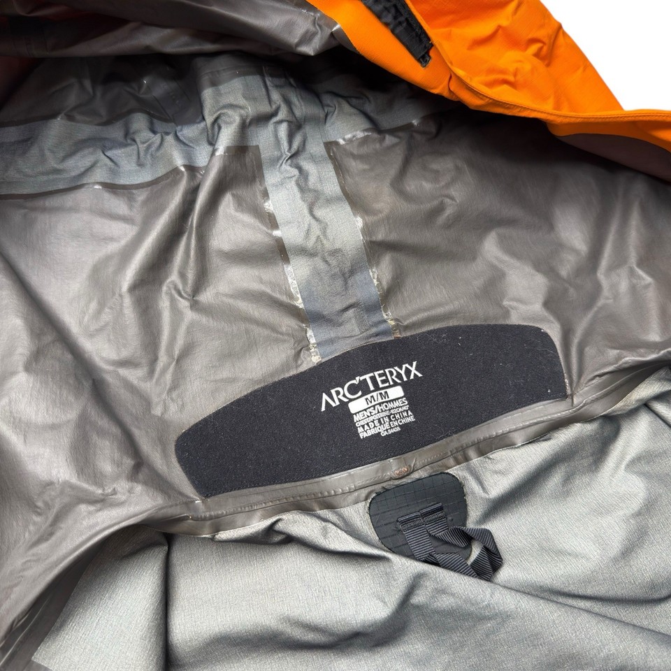 Arc'teryx Alpha SL Hybrid Goretex Pro Shell Paclite Jacket Orange Mens ...