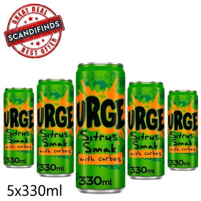 5x Coca-Cola Urge (Surge) - Norwegian Citrus Soda - SHIP DIRECTLY FROM ...