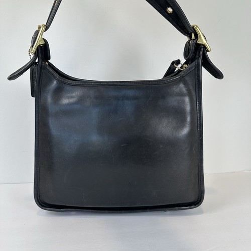 Vintage 90s Coach Legacy Zip 9966 – Black Leather Shoulder Bag, USA ...