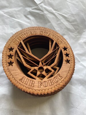 11 (4”) UNITED STATES AIR FORCE LASER CUT WOODEN ORNAMENTS | eBay