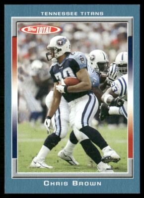 2006 Topps Total Blue Chris Brown #314 | eBay