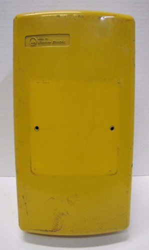 WESTERN ELECTRIC HD Old Industrial Metal Telephone Call Box BELL SYSTEM ...