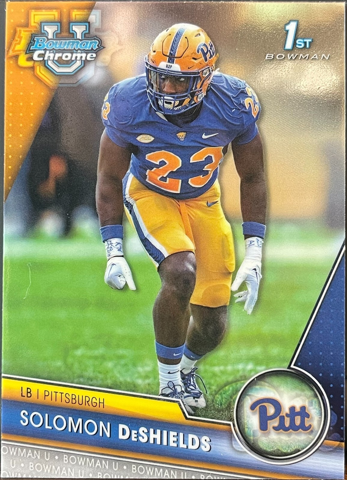 2023 Bowman Chrome University Football #181 Solomon DeShields 1st ...
