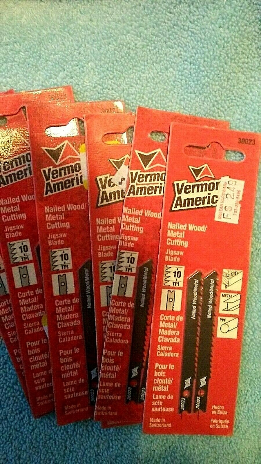 Lot of 6 Vermont American #30023 2 jigsaw blades 10 TPI , | eBay