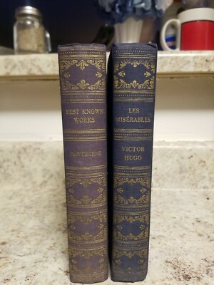 Blue ribbon book 1940's edition Les Misérables victor hugo the best ...