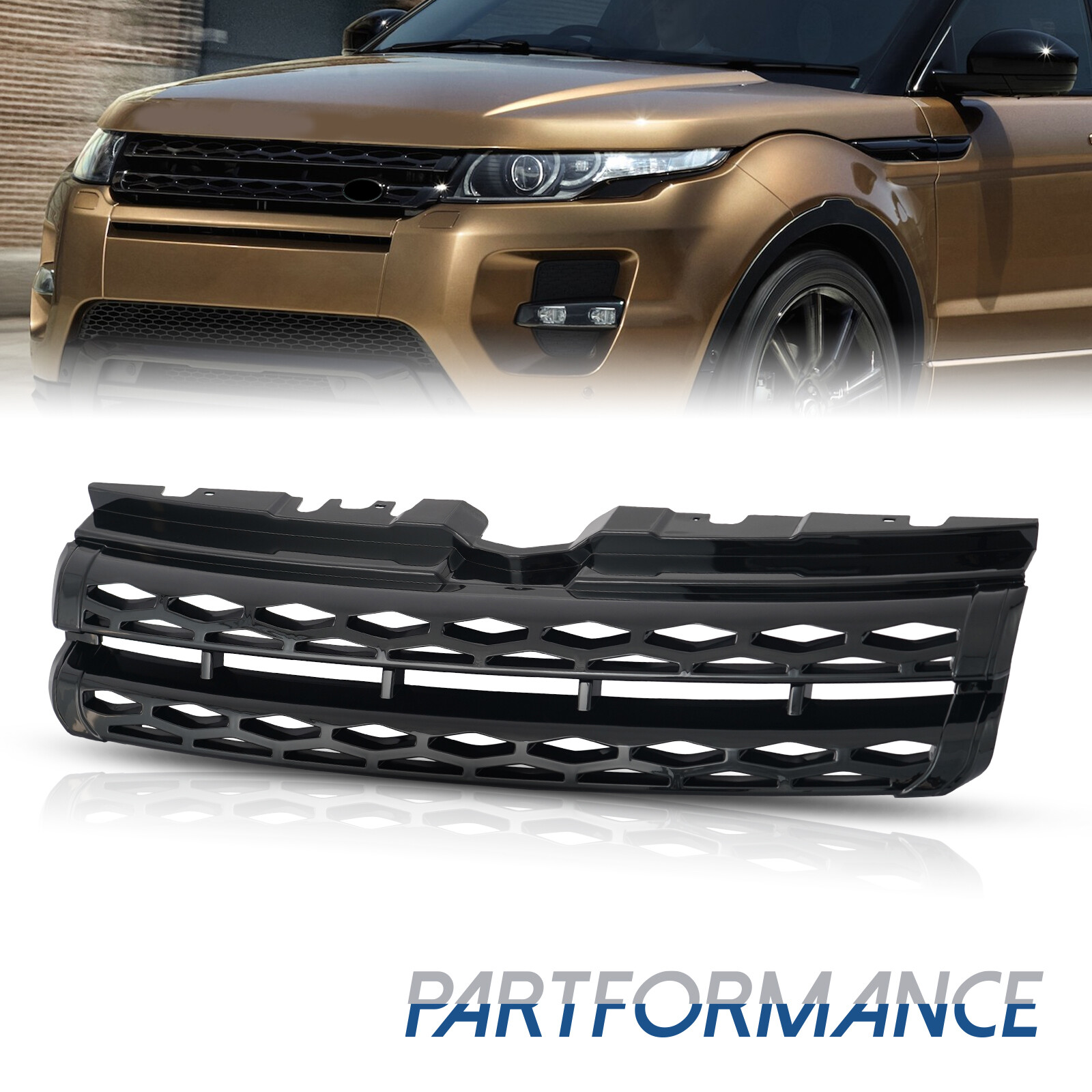 LR044694 Glossy Black Grille Grill For 2012-17 Land Rover Range Rover ...