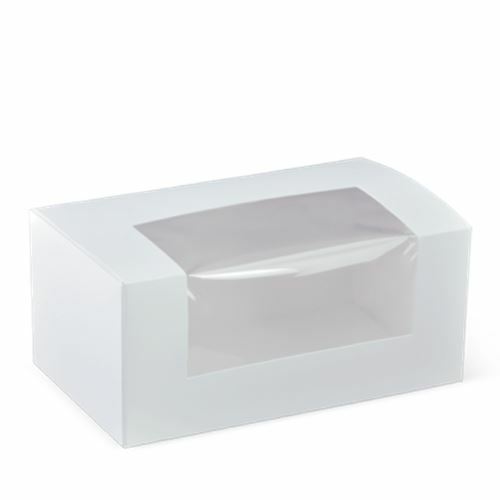 Cupcake Boxes 2 Hole Window Face 10PC Window Face Cake Boxes Patty Pans ...