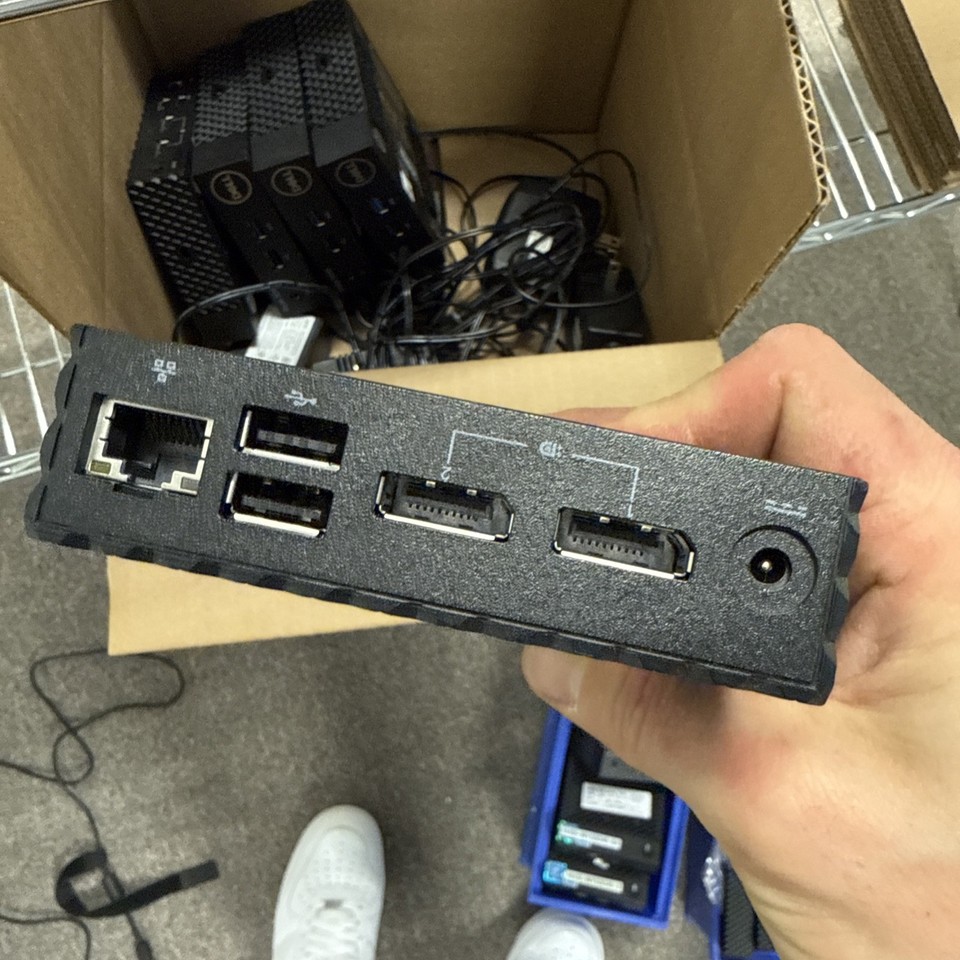 Lot of (5) Dell N10D WYSE 3040 Atom X5 Thin Client Terminal w/ adapter ...