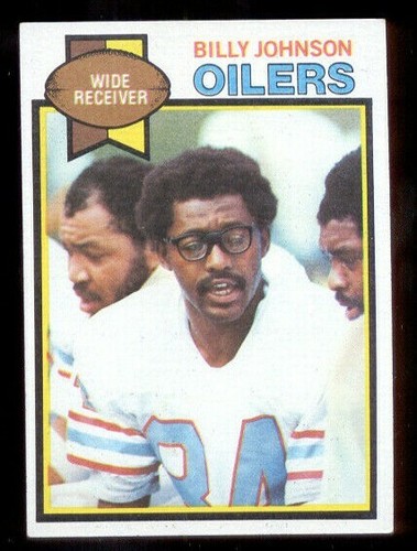 1979 Topps BILLY "WHITE SHOES" JOHNSON Houston Oilers Card | eBay