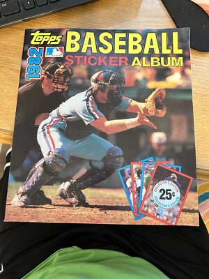 1982 Baseball Sticker Album | eBay