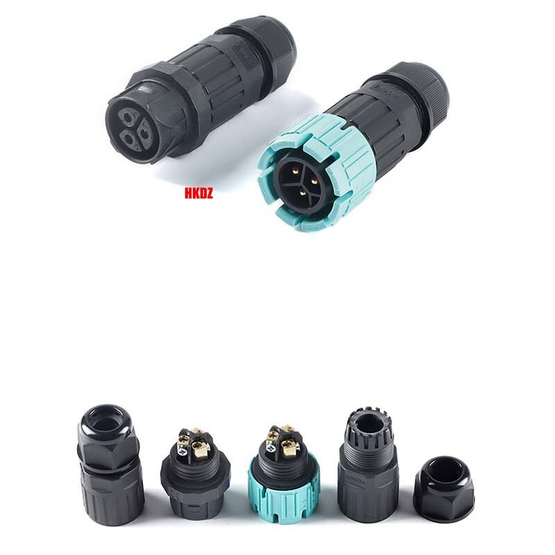 2/3 Pin Junction Box Outdoor IP68 Waterproof Electrical Cable Wire ...