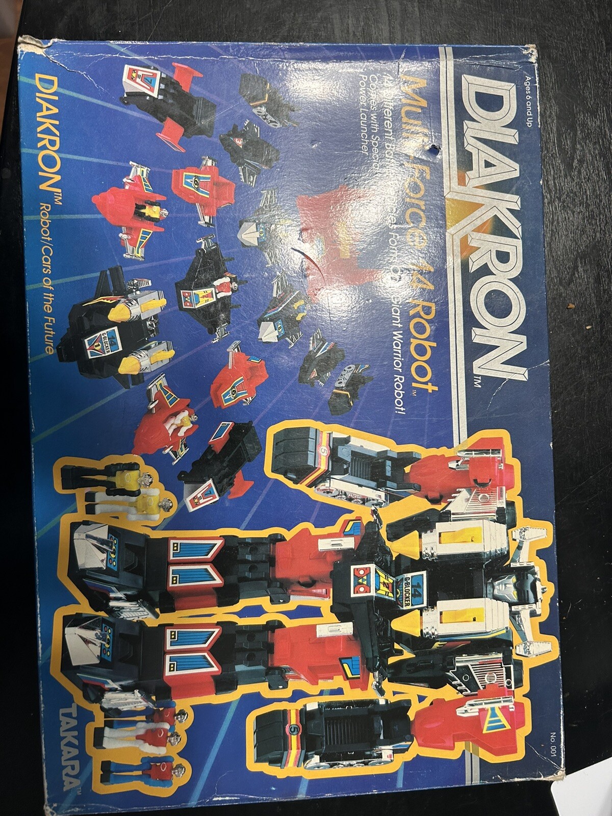 VTG Takara Diakron Multi-force 14 Robot 1983 transformer voltron Japan ...