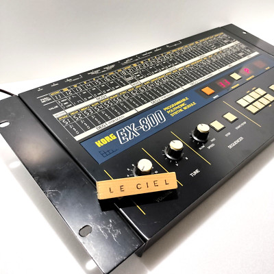 Korg EX-800 Programmable Polyphonic Synthesizer Vintage Rare w/Adapter ...