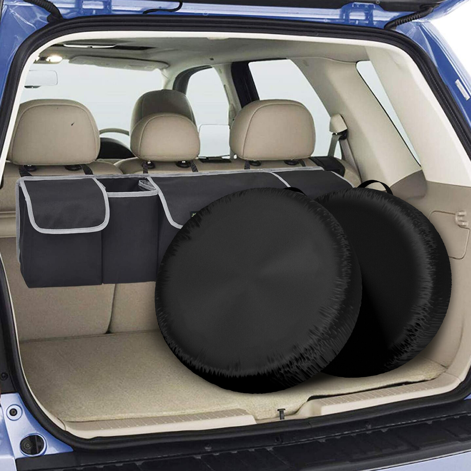 16" SPARE TYRE COVER WHEEL PROTECTIVE TYRE BAG SPACE SAVER CAR VAN SUV ...