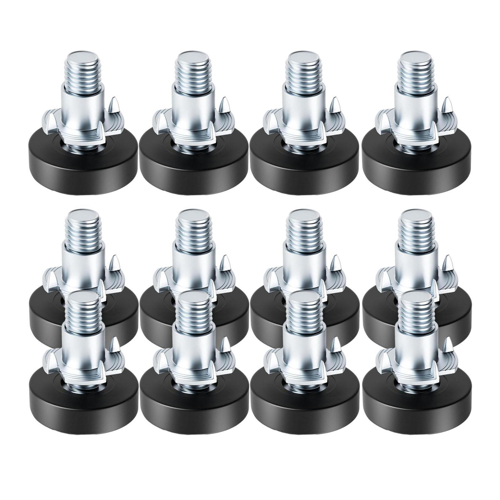 12x Adjustable Leg Levelers Adjustable Leveling Feet for Desk Stools ...