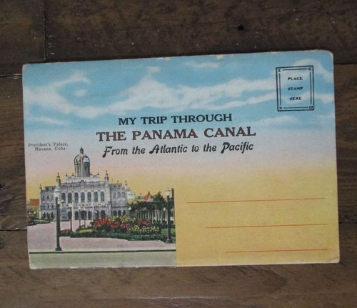 My Trip Through The Panama Canal Panama Postcard Folder | eBay